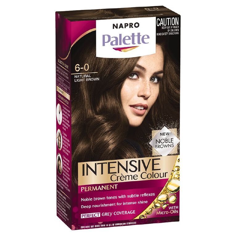 Napro Palette Hair Colour Natural Light Brown 6-0 | The Warehouse