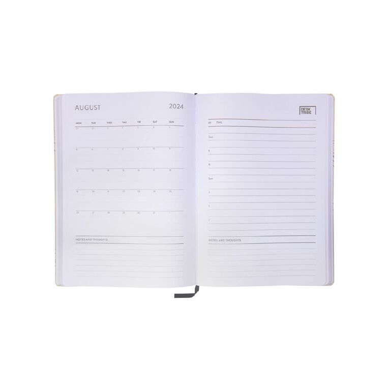 Desk Tribe Cotton Bamboo Daily Diary 2024 A4 | The Warehouse
