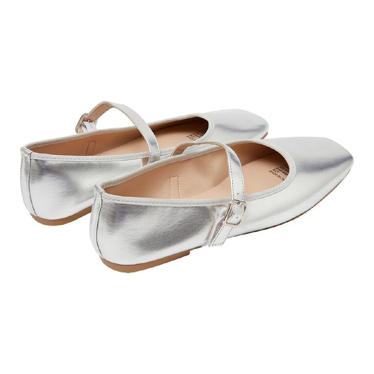 H&H Women's Mary Ballet Silver | The Warehouse