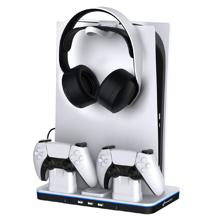 PowerPlay PS5 Docking Station White White | The Warehouse