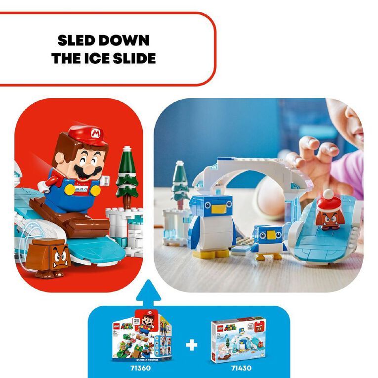 LEGO Super Mario Penguin Family Snow Adventure Expansion Set 71430 ...