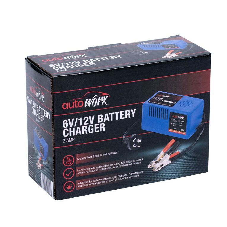 Battery Charger 2 Amp | The Warehouse