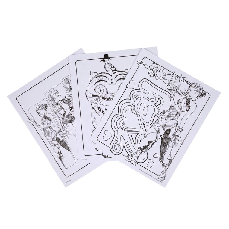 Crayola K-Pop Demon Hunters Art with Edge Colouring Book | The Warehouse