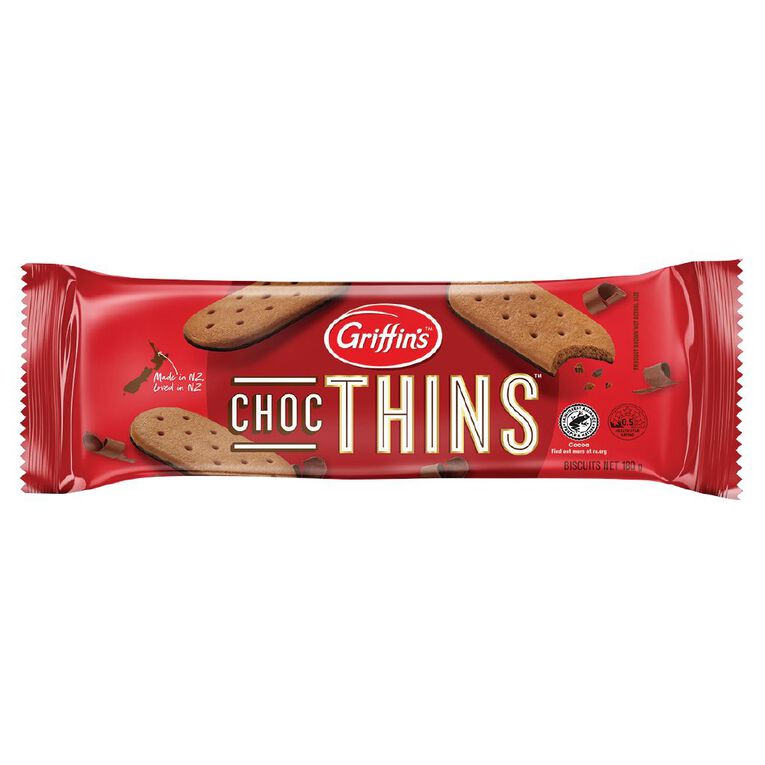 Griffin's Choc Thins 180g | The Warehouse