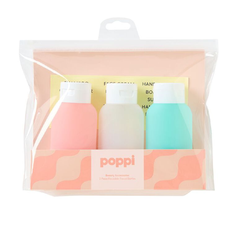 Poppi Travel Bottles | The Warehouse