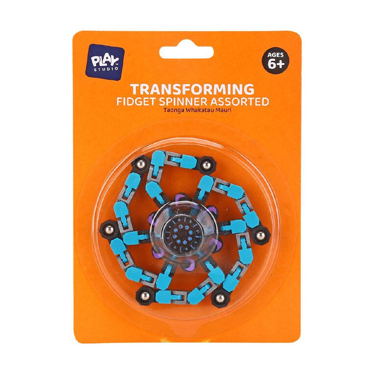 Play Studio Transforming Fidget Spinner Assorted Assorted | The Warehouse