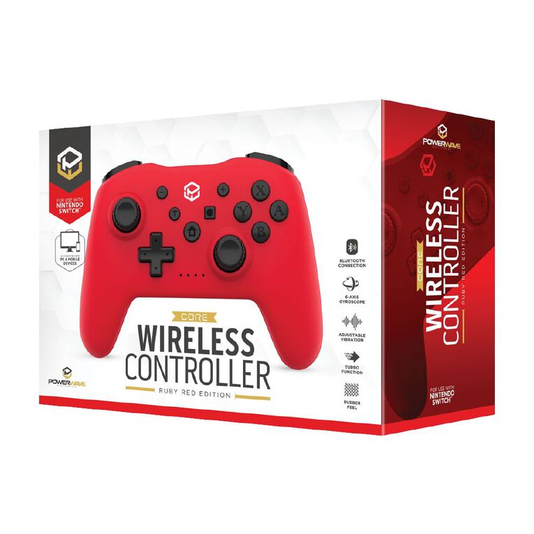 PowerWave Core Wireless Controller for Nintendo Switch Ruby Red | The ...