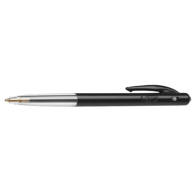 Bic Clic Pen Black Black | The Warehouse