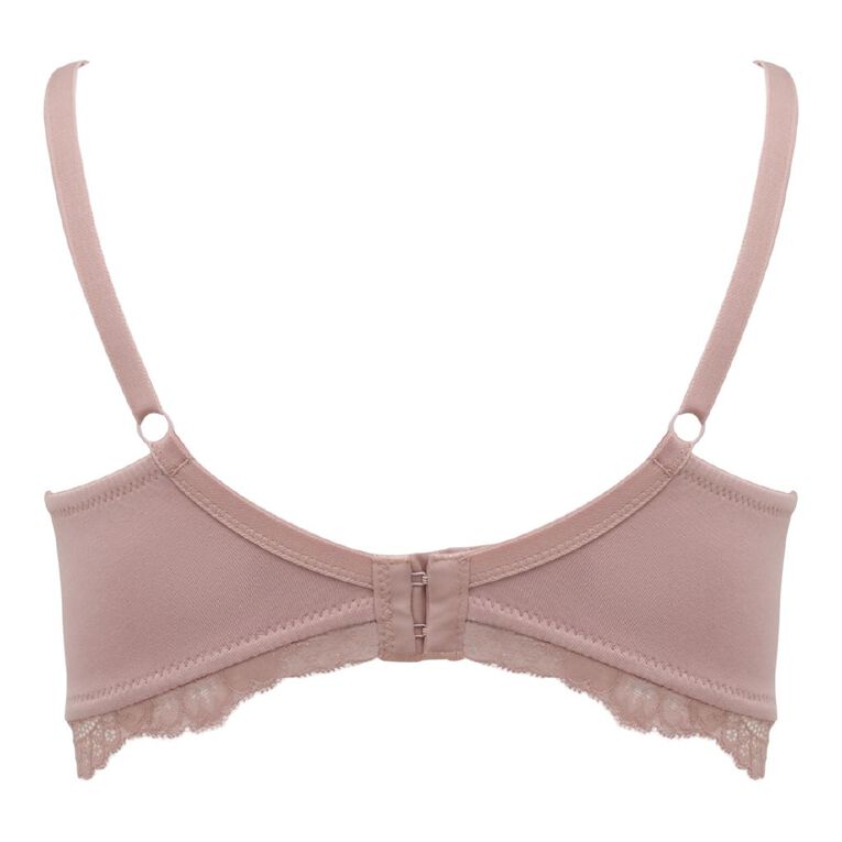 H&H Women's Maternity Drape Lace Soft Cup Bra Pink Light | The Warehouse