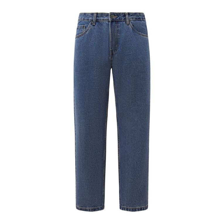 H&H Men's Relaxed Jeans Denim Mid | The Warehouse