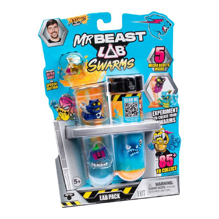 Mr Beast Lab Swarms Atomic Lab 5 Pack Series 2 | The Warehouse