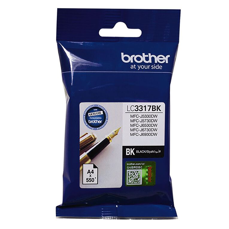 Brother Ink LC3317 Black (550 Pages) Black | The Warehouse