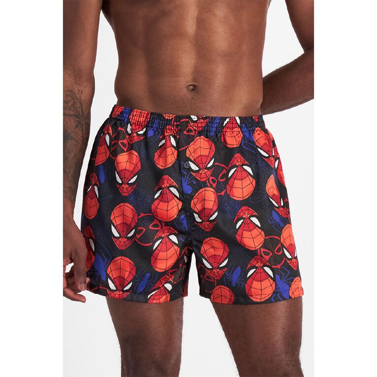 Spider-Man Rio Men's Satin Boxer Red | The Warehouse
