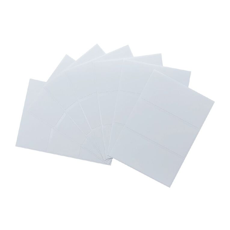 WS Rectangle Handwritable Stickers 21 Labels 76mm X 34mm White | The ...