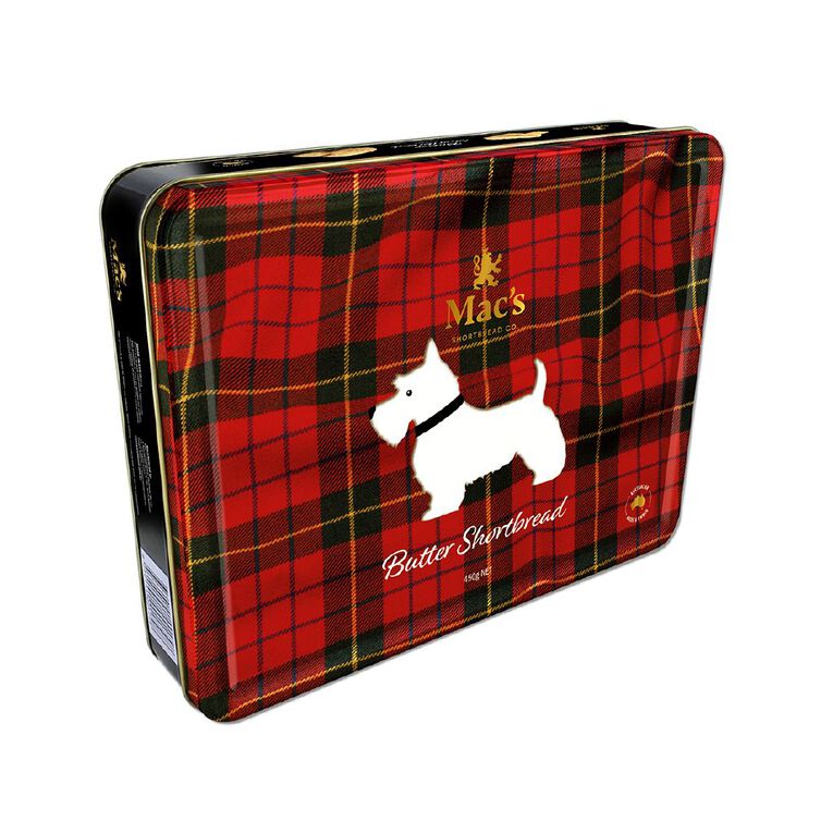 Mac's Shortbread Selection in Dog Tin 450g | The Warehouse