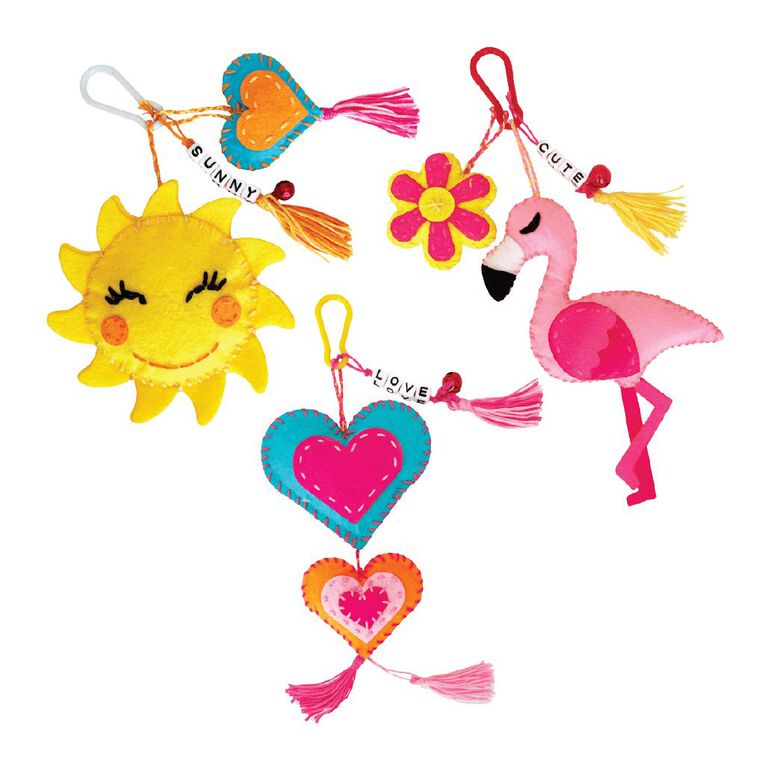 Totally Deco Backpack Charms Felt Craft Kit | The Warehouse