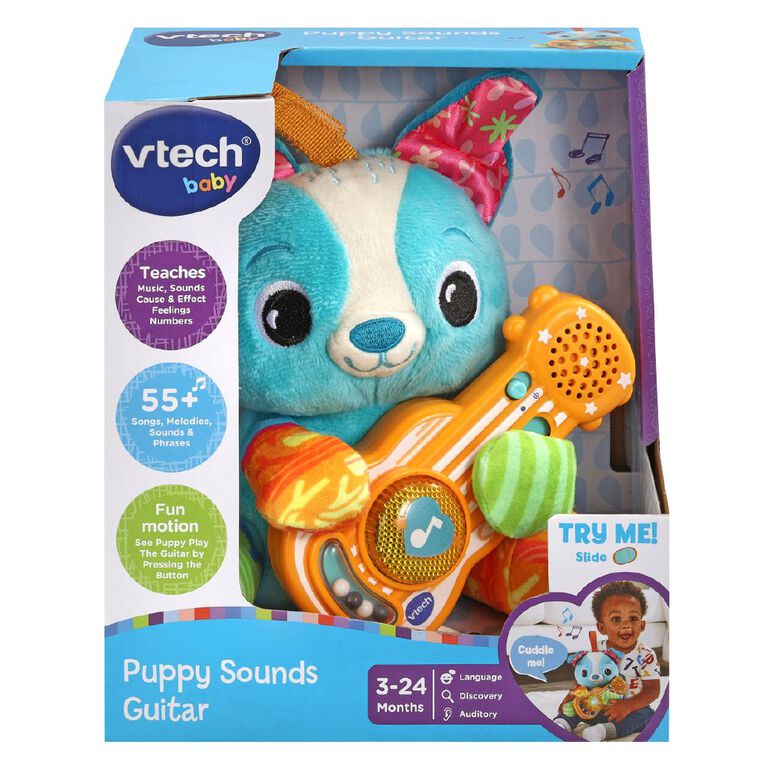 Vtech Puppy Sounds Guitar | The Warehouse