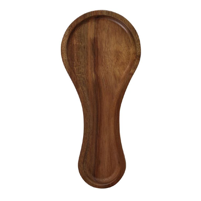 Living & Co Acacia Wood Spoon Rest Natural Natural | The Warehouse