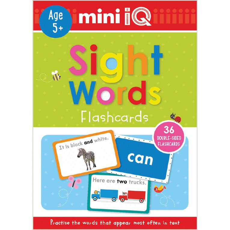 Mini iQ Sight Words Flashcards | The Warehouse
