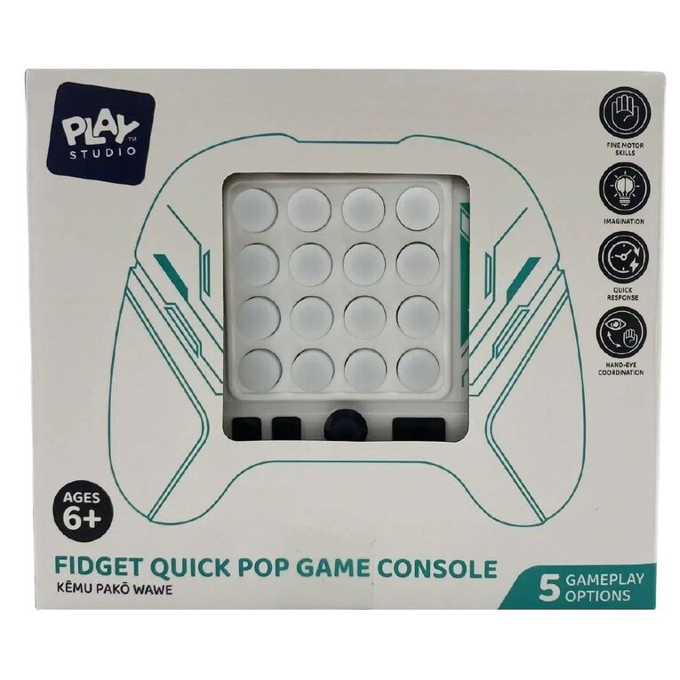 Play Studio Fidget Quick Pop Game Console | The Warehouse
