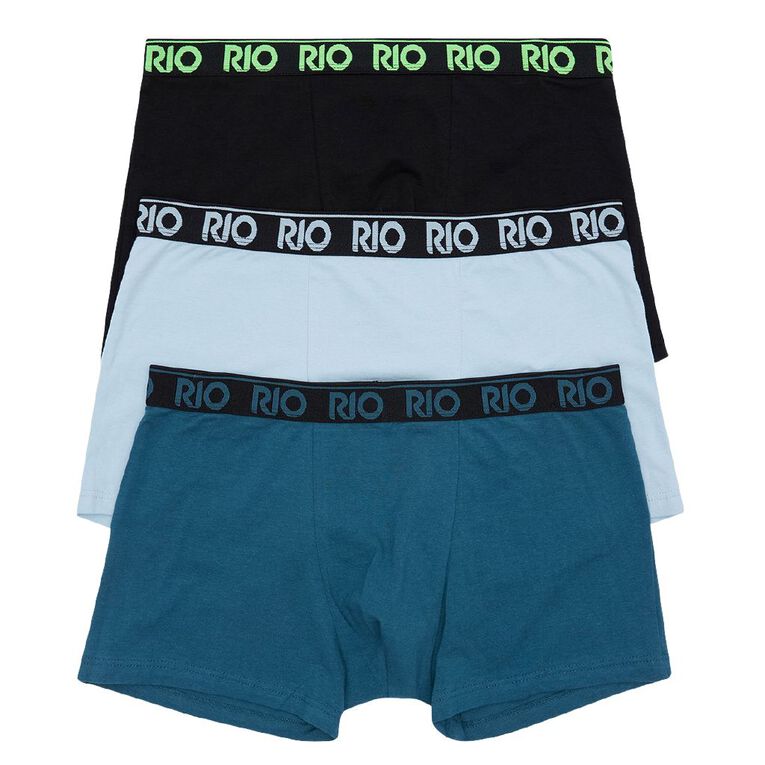 Rio Men's Hipster Trunks 3 Pack Grey Mid | The Warehouse