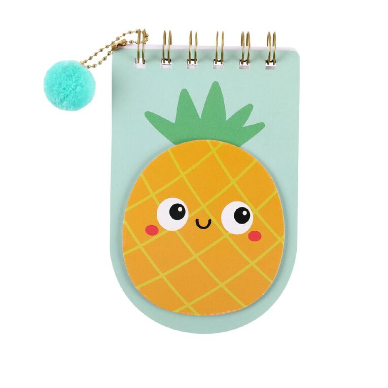 Kookie Pineapple Small Notepad Green Green | The Warehouse