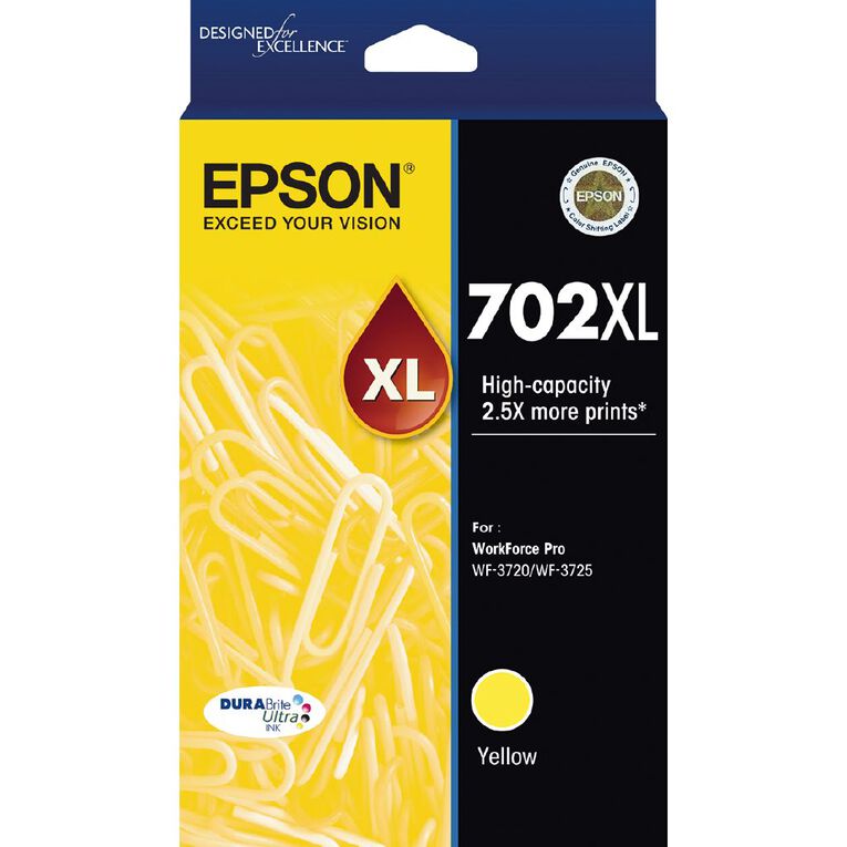 Epson Ink Yellow 702XL (950 Pages) Yellow Mid | The Warehouse