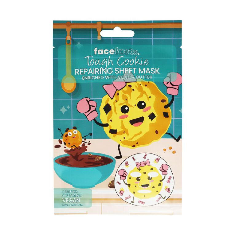Face Facts Strawberry Shortcake/Tough Cookie Printed Sheet Mask ...