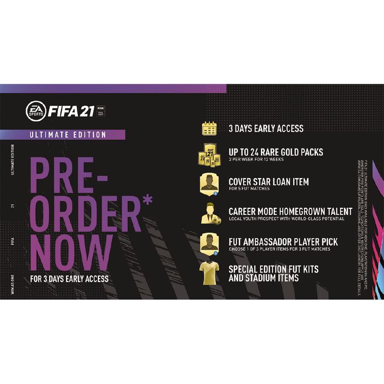 PS4 FIFA 21 Ultimate Edition | The Warehouse