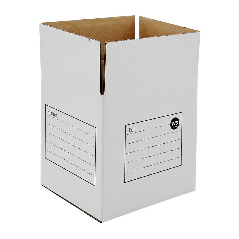 WS WS Packing Box Medium 20 x 15 x 20cm | The Warehouse