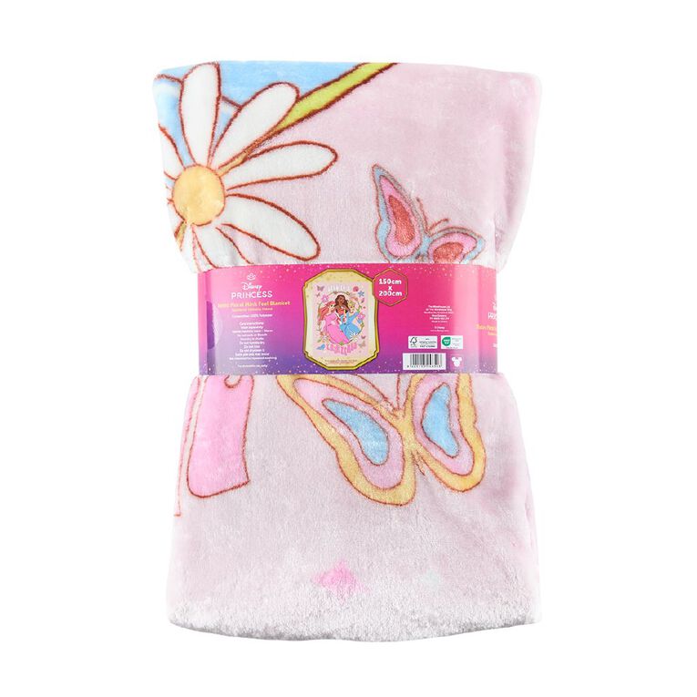 Disney Princess Mink feel Blanket King Single | The Warehouse