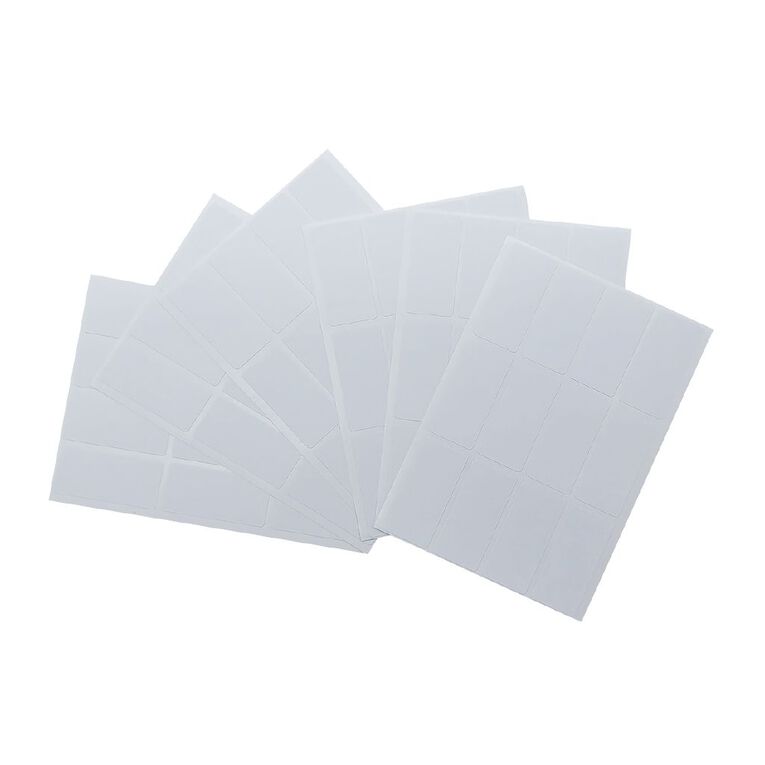 WS Rectangle Handwritable Stickers 72 Labels 18mm X 38mm White | The ...