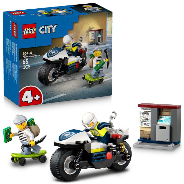 LEGO CITY Police Motorcycle Chase 60455 | The Warehouse