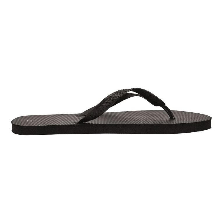 H&H Men's Sea Jandals Black | The Warehouse