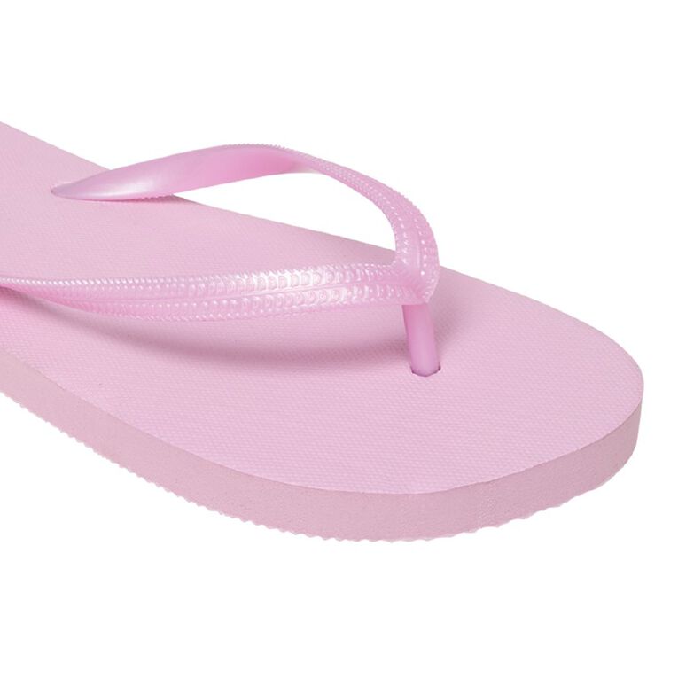 H&H H&H Women's Recycled Plain Jandals Pink Light | The Warehouse
