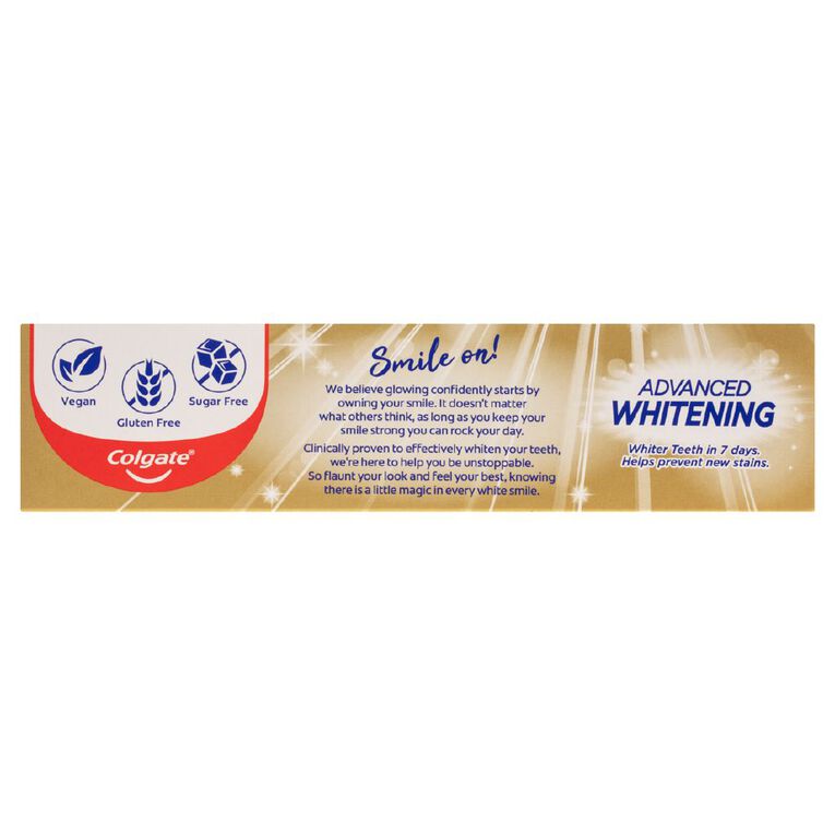 Colgate Advanced Whitening & Tartar Control Toothpaste 200g | The Warehouse