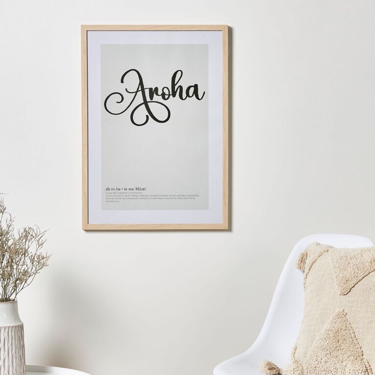 Living & Co Aroha Framed Print 50cm x 70cm | The Warehouse