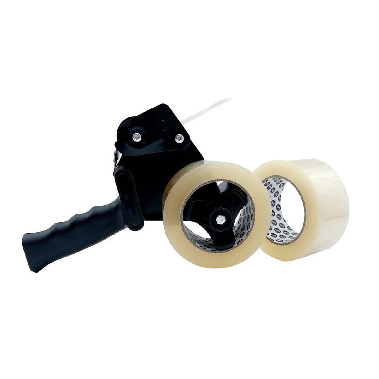 WS Packaging CSO Tape Gun & 2 Tapes 48mm X 100m Clear | The Warehouse