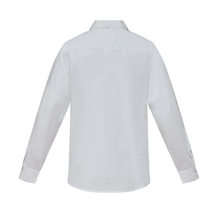 H&H Women's Poplin Work Shirt White | The Warehouse