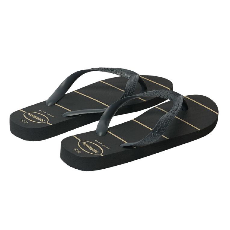 Havaianas Colour Essential Jandals Black | The Warehouse
