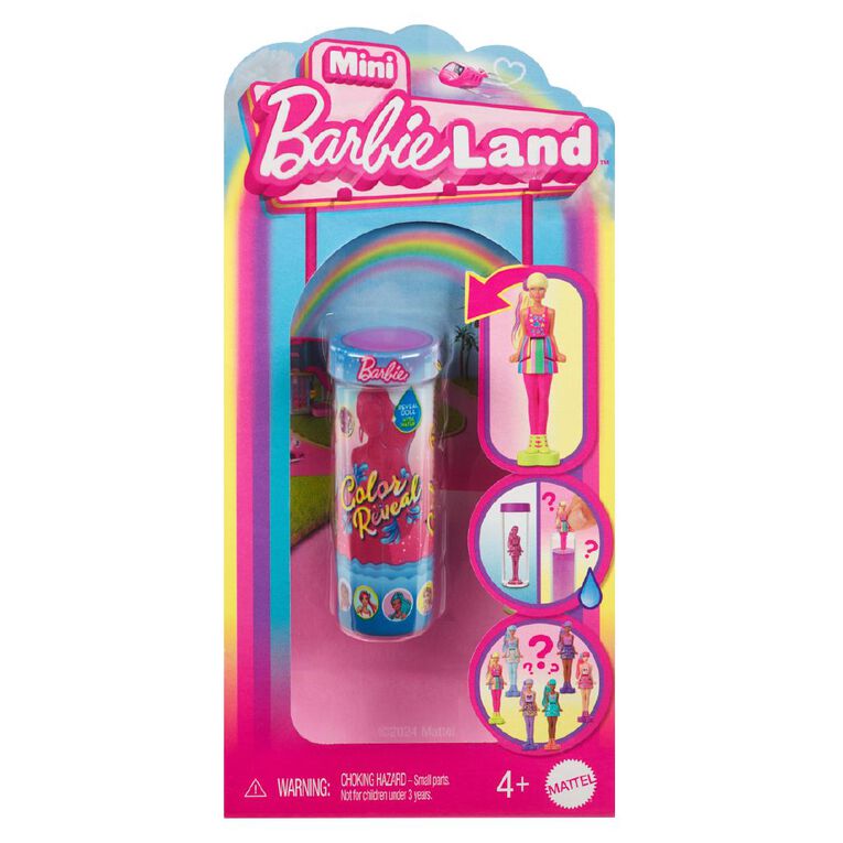 Barbie Miniland Colour Reveal Doll Assorted Assorted | The Warehouse