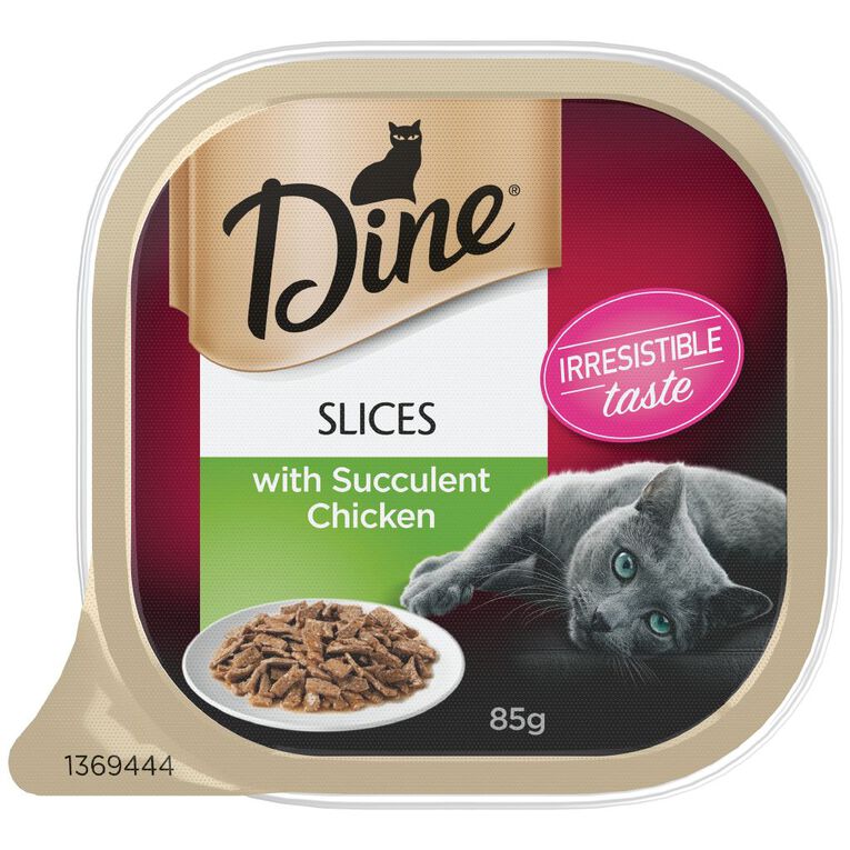Dine Slices with Succulent Chicken Wet Cat Food Tray 85g 85g | The ...