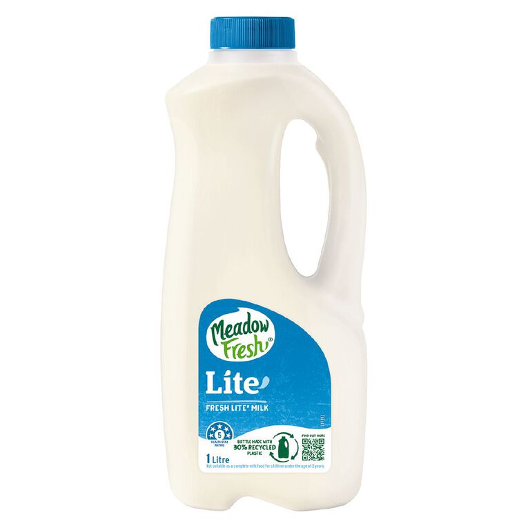 Meadow Fresh Lite Milk 1L | The Warehouse