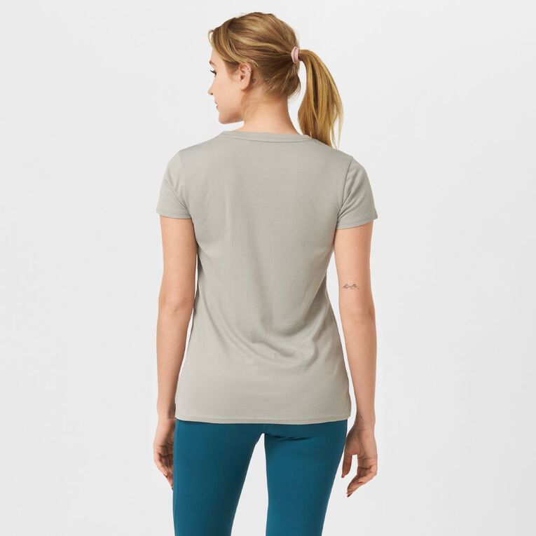 Active Intent Women's Cooldry Tee Grey Mid | The Warehouse