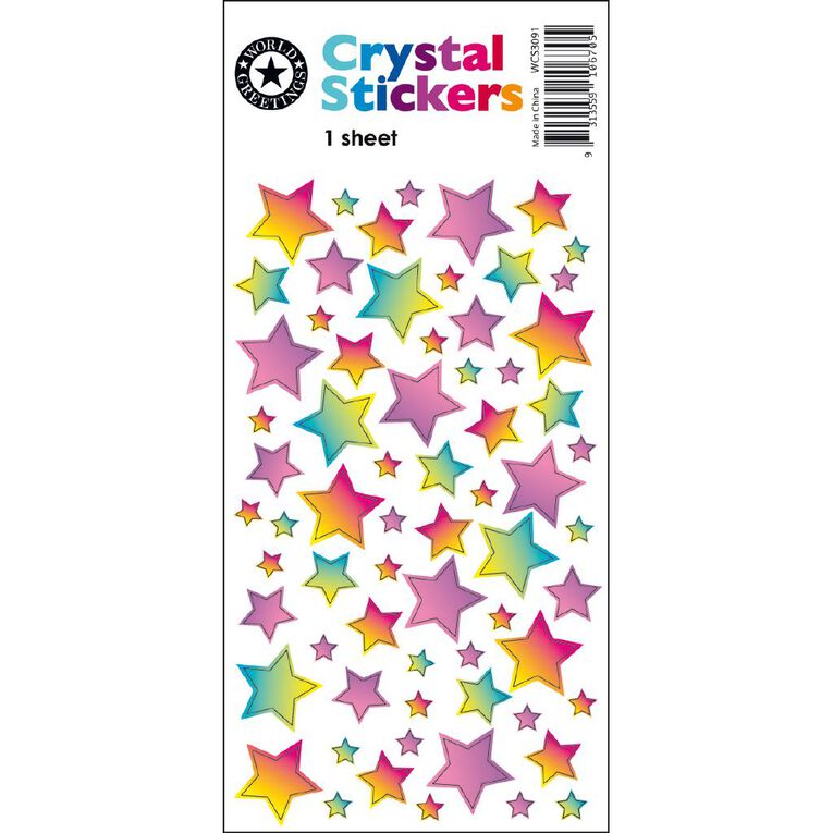 World Greeting Stickers 72 Piece Assorted Assorted | The Warehouse