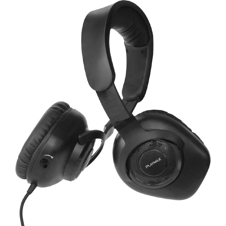 Playmax MX1 Pro Wired Gaming Headset Black | The Warehouse
