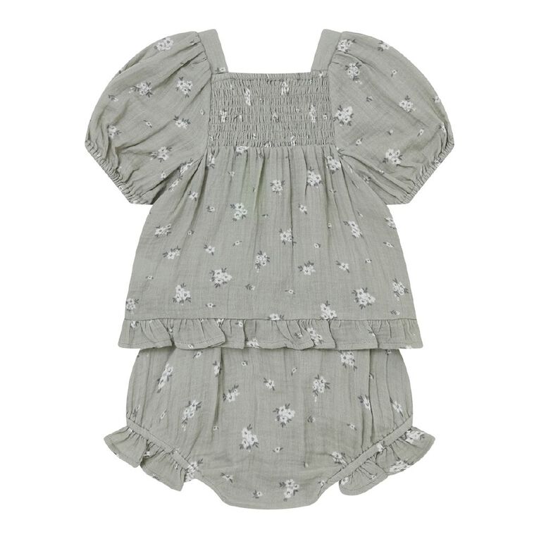 Young Original Toddler Top & Bloomer Set Green Light | The Warehouse