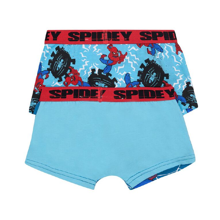 Spider-Man Kids' Trunks 2 Pack Blue | The Warehouse
