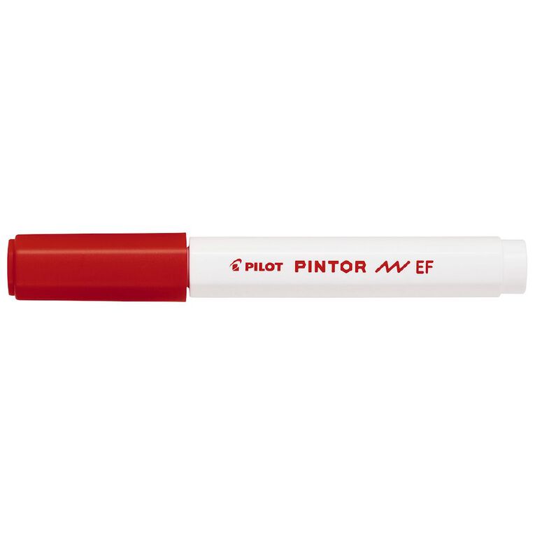 Pilot Pilot Pintor Marker Bullet Red Extra Fine 2.3mm Tip Red Mid Red ...