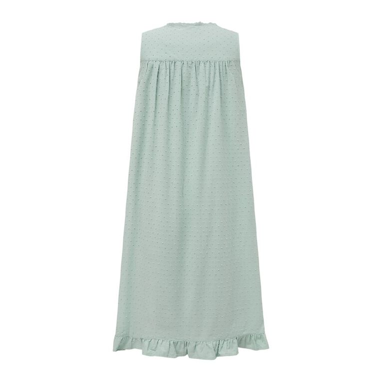 H&H Women's Cotton Dobby Nightie Blue Light | The Warehouse